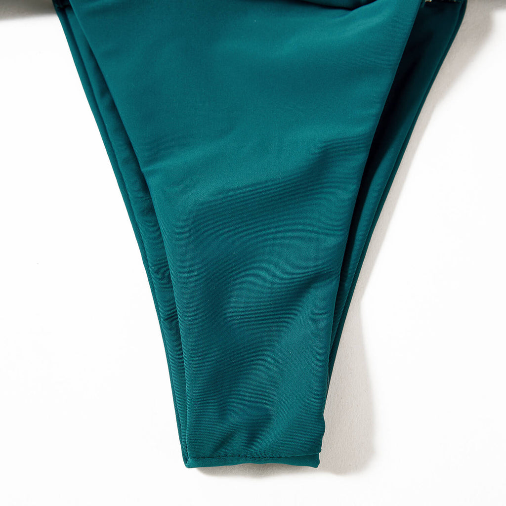 Palma Bottom - Dark Teal – Aqua Tropic Swimwear